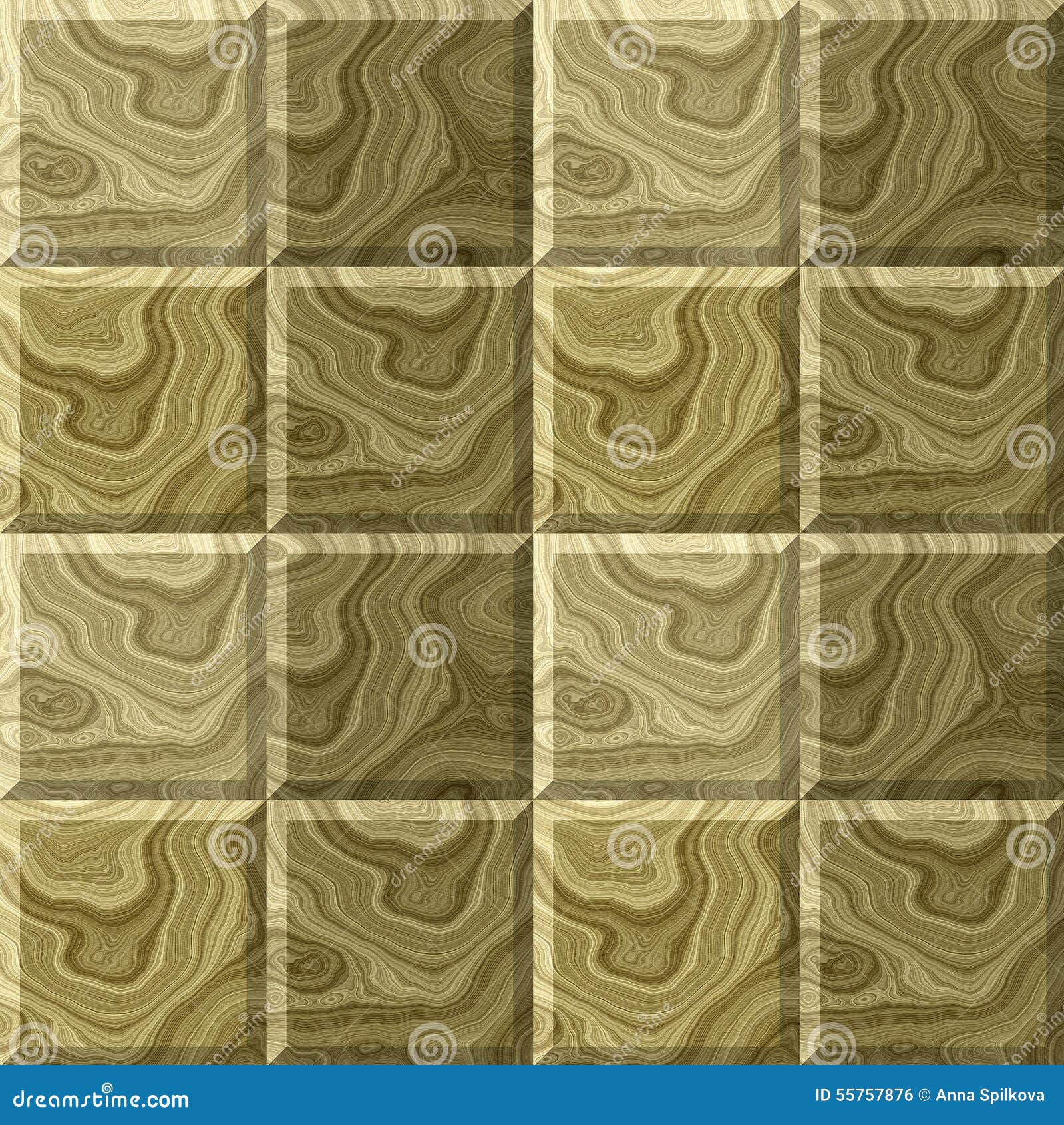 Seamless Wooden Pattern of Squares with Typical Structure of Rings ...