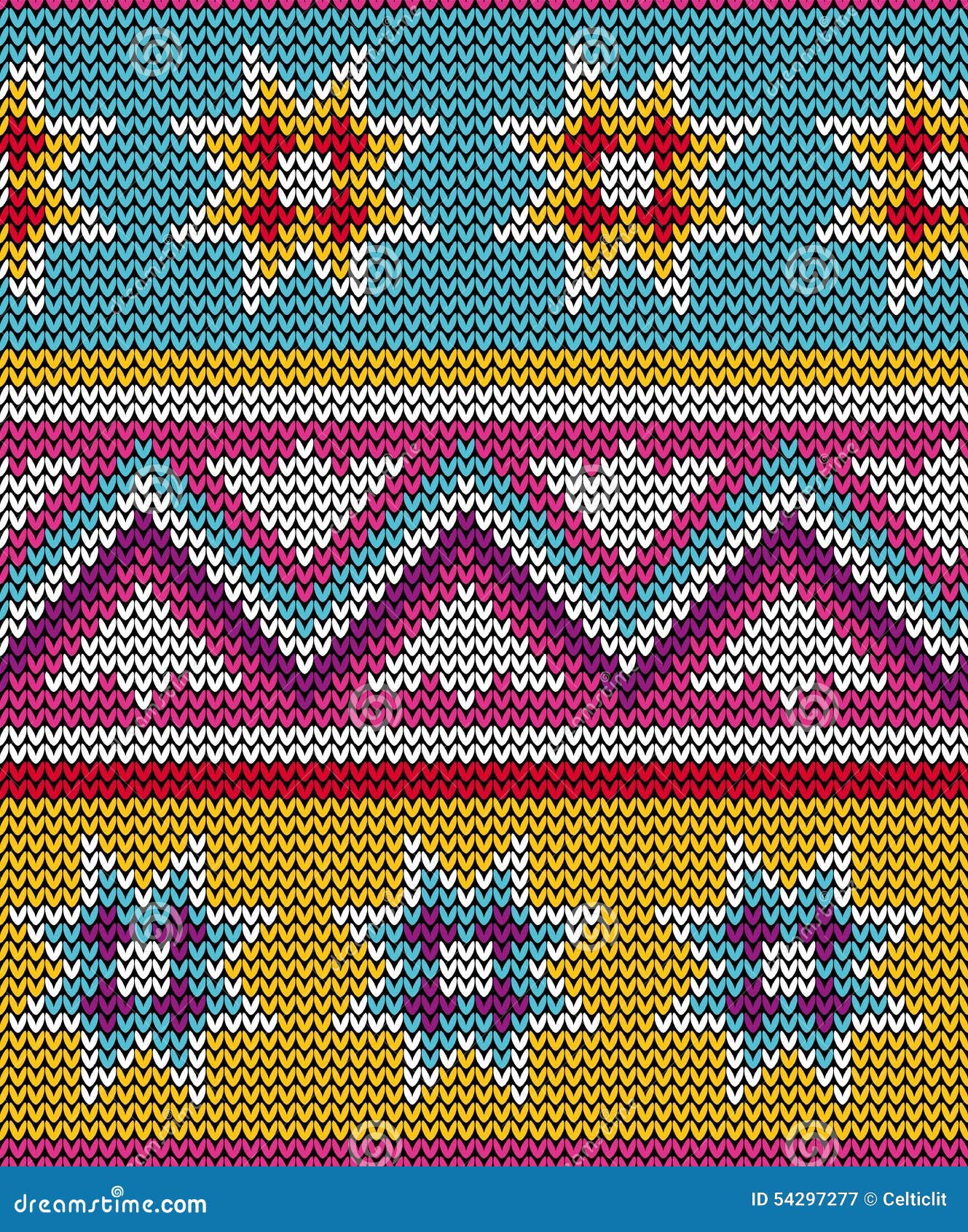 Seamless Wool Knitted Pattern Stock Vector - Illustration of wool ...