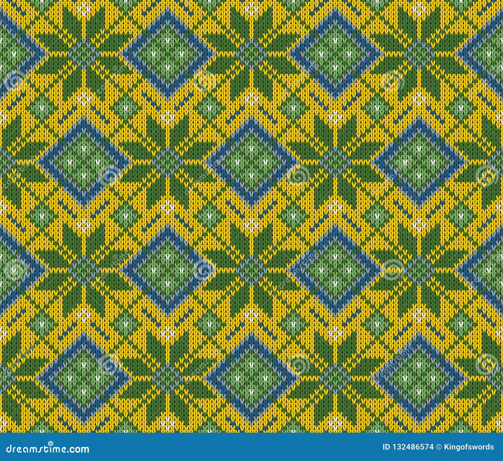 Seamless Woolen Knitted Indian Sweater Pattern Stock Vector ...