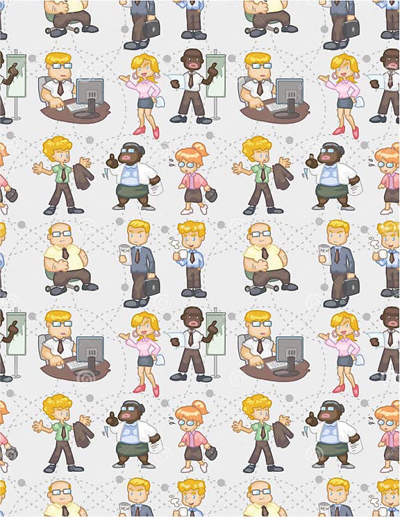 Seamless worker pattern stock vector. Illustration of human - 18342896