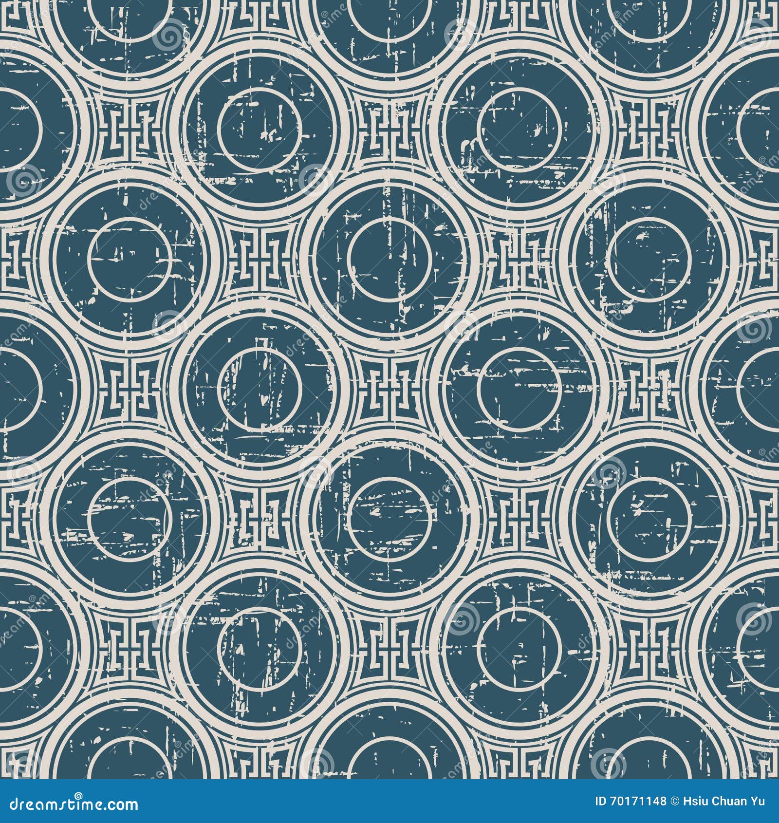 Seamless Worn Out Antique Background 020_round Geometry Stock Vector ...