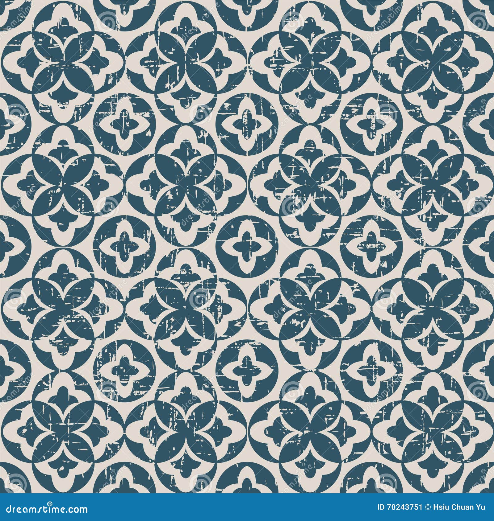 Seamless Worn Out Antique Background 190_round Leaf Geometry Stock ...