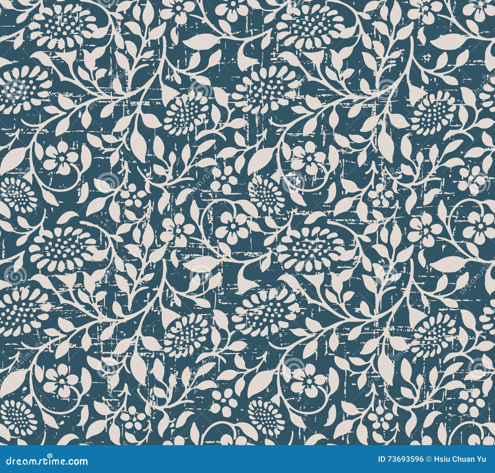 Seamless Worn Out Vintage Background Stock Vector - Illustration of ...