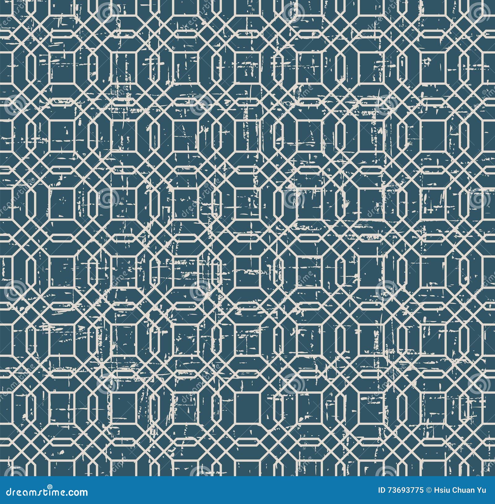 Seamless Worn Out Vintage Background Stock Vector - Illustration of ...