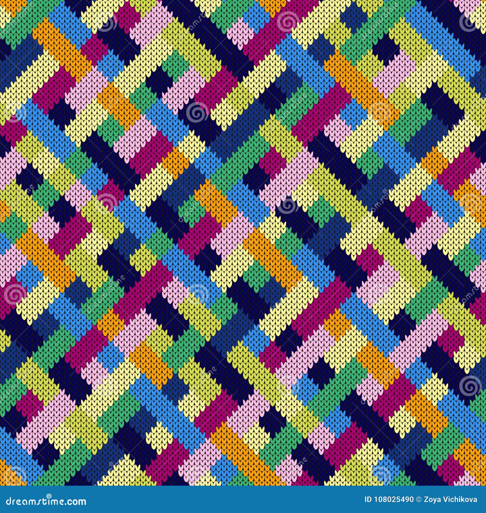 Seamless Woven Multi-colored Knitted Pattern Stock Vector ... Seamless Woven Multi-colored Knitted Pattern Stock Vector ...