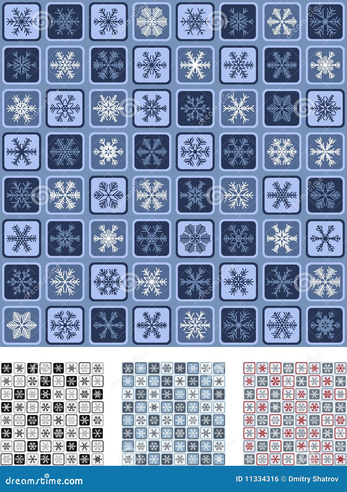 Seamless Wrapping Paper. Set #1 Stock Vector - Illustration of january ...