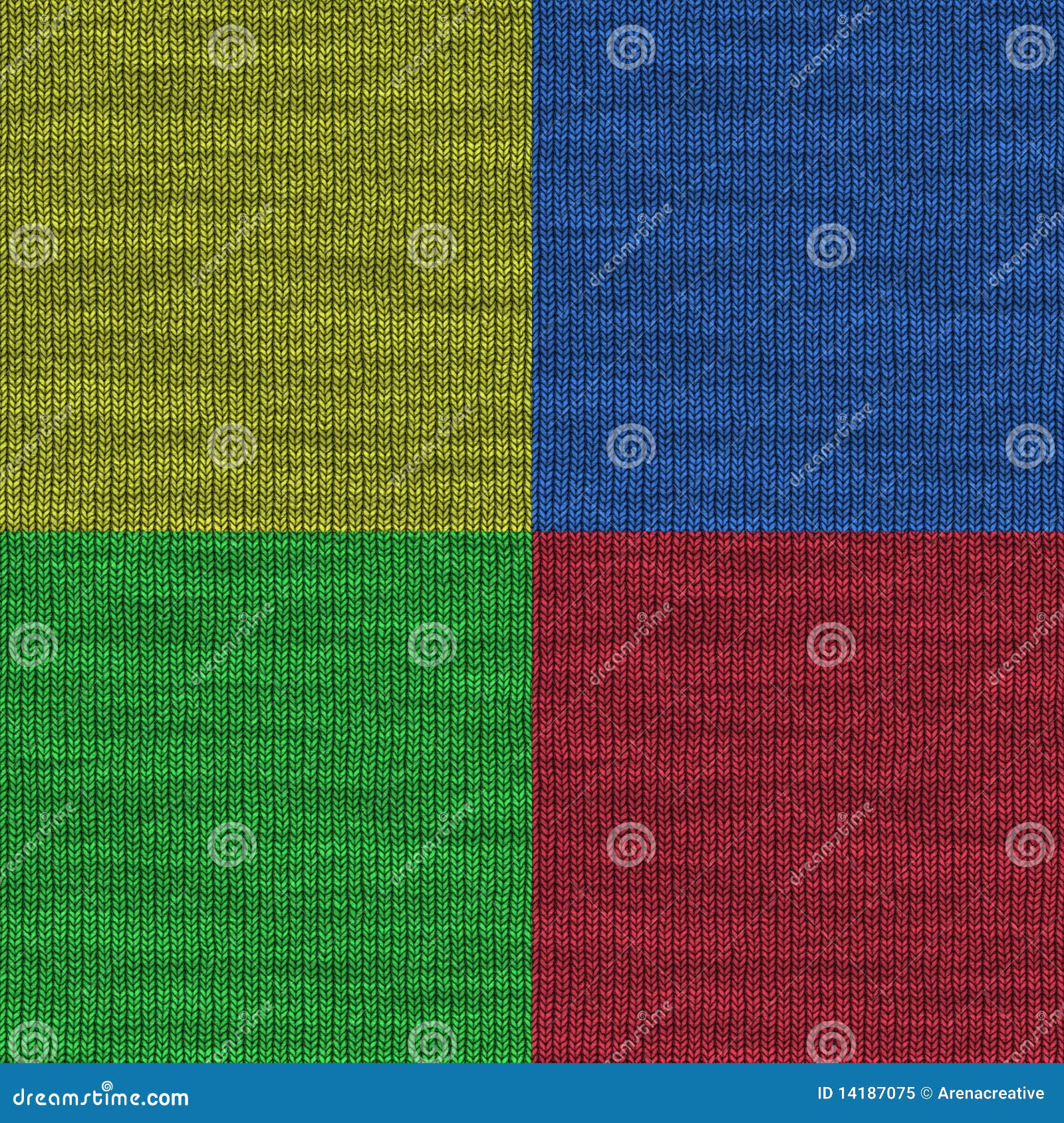 Seamless Yarn Knit Patterns Stock Illustration - Illustration of design ...