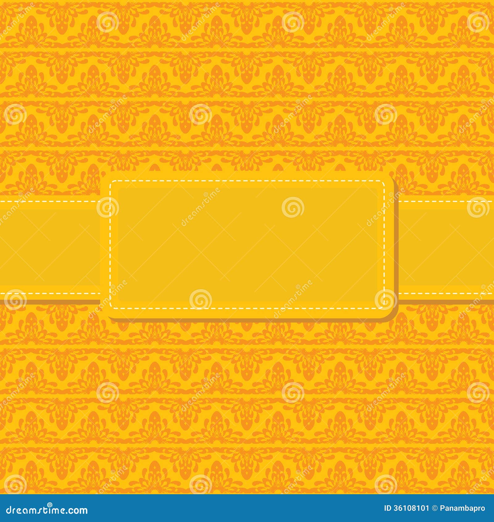 Seamless yellow background stock vector. Illustration of style - 36108101