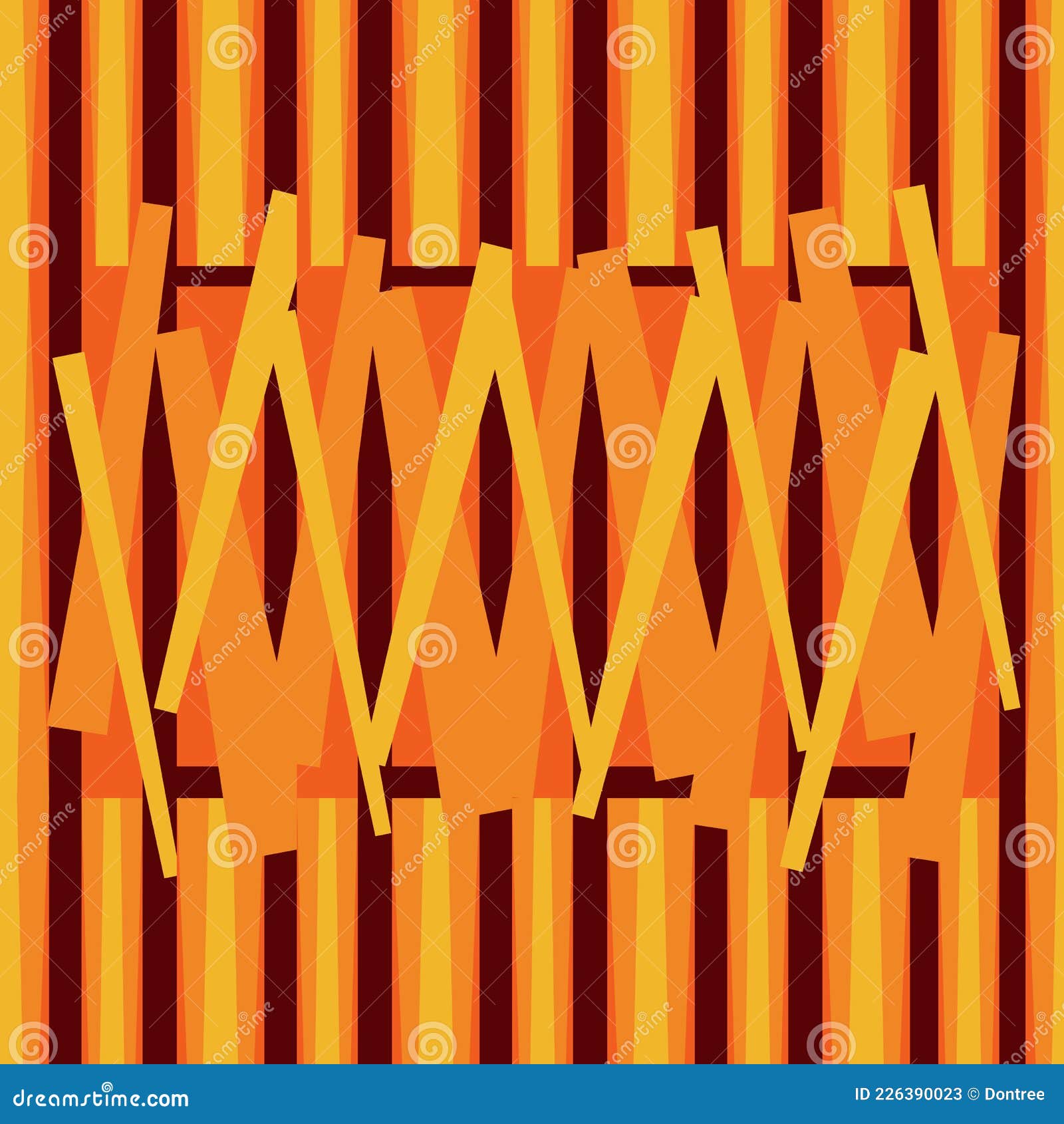 Seamless Yellow and Orange Line Stock Vector - Illustration of artistic ...