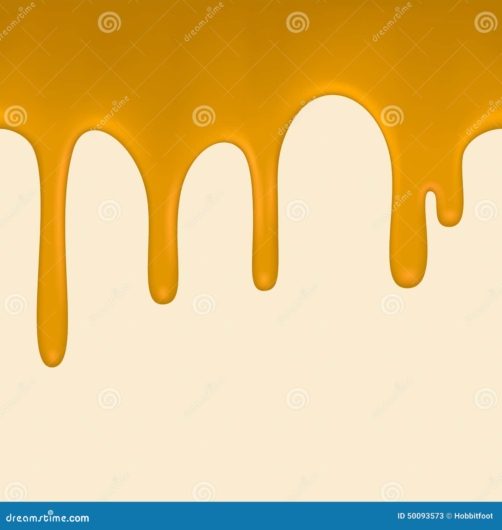 Seamless Yellow Paint Colorful Dripping Stock Vector - Illustration of ...