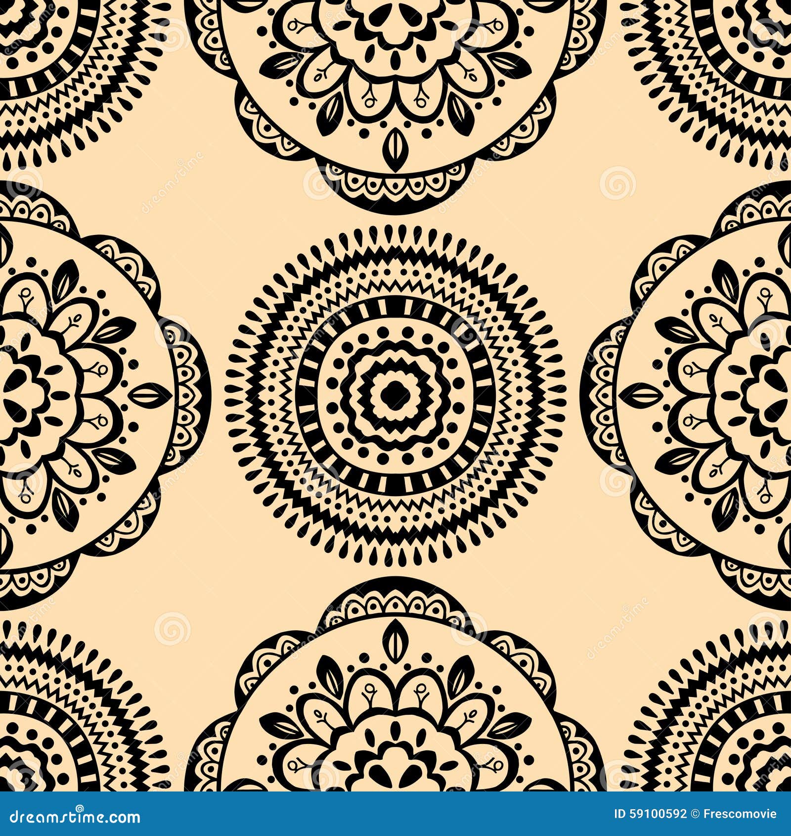 Seamless yellow pattern. stock vector. Illustration of blue - 59100592