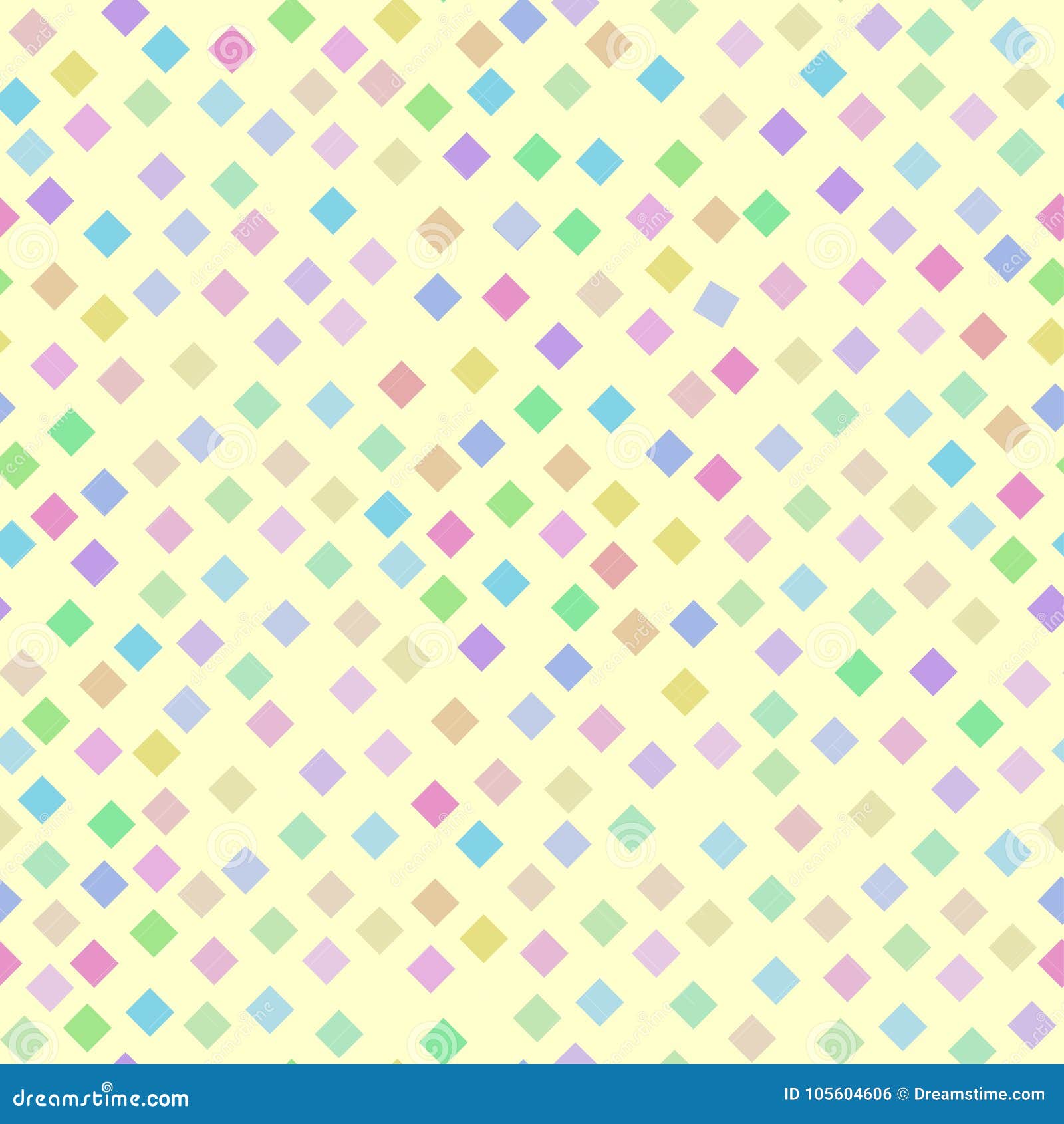 Seamless Bright Rainbow Pattern of Small Diamonds Stock Vector ...