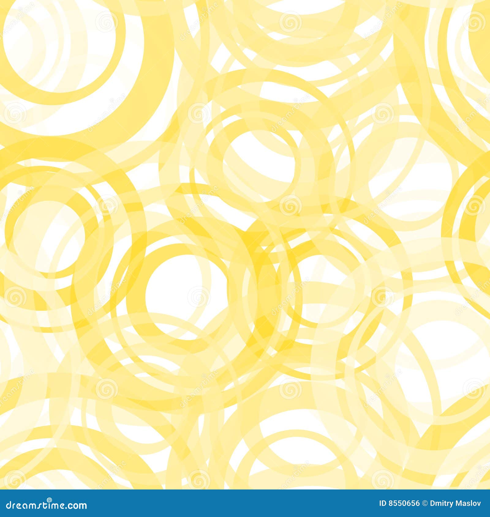 Seamless Yellow Ring Pattern Stock Vector - Illustration of shape ...
