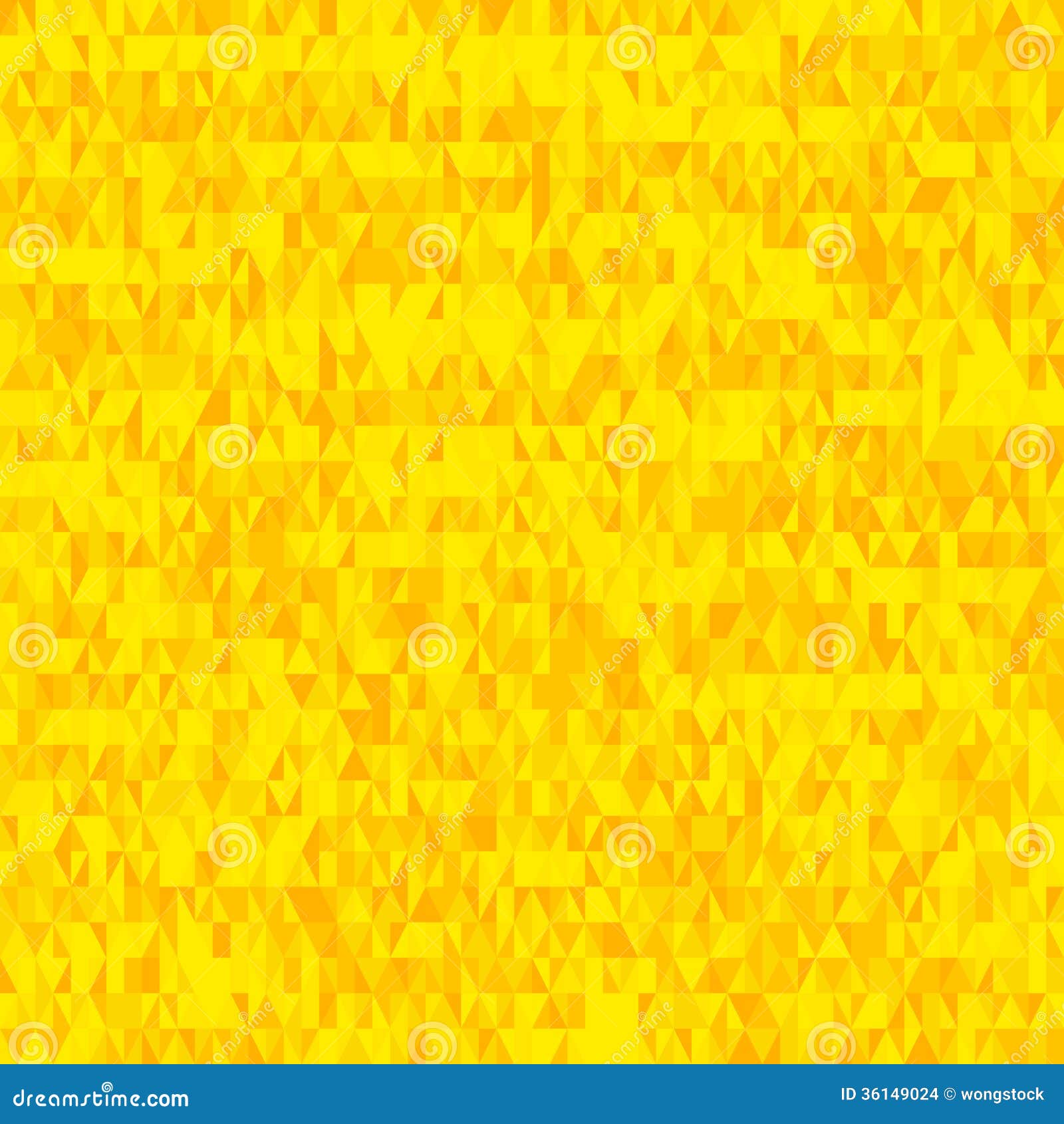 Seamless Yellow Triangle Pattern Background Stock Vector - Illustration ...
