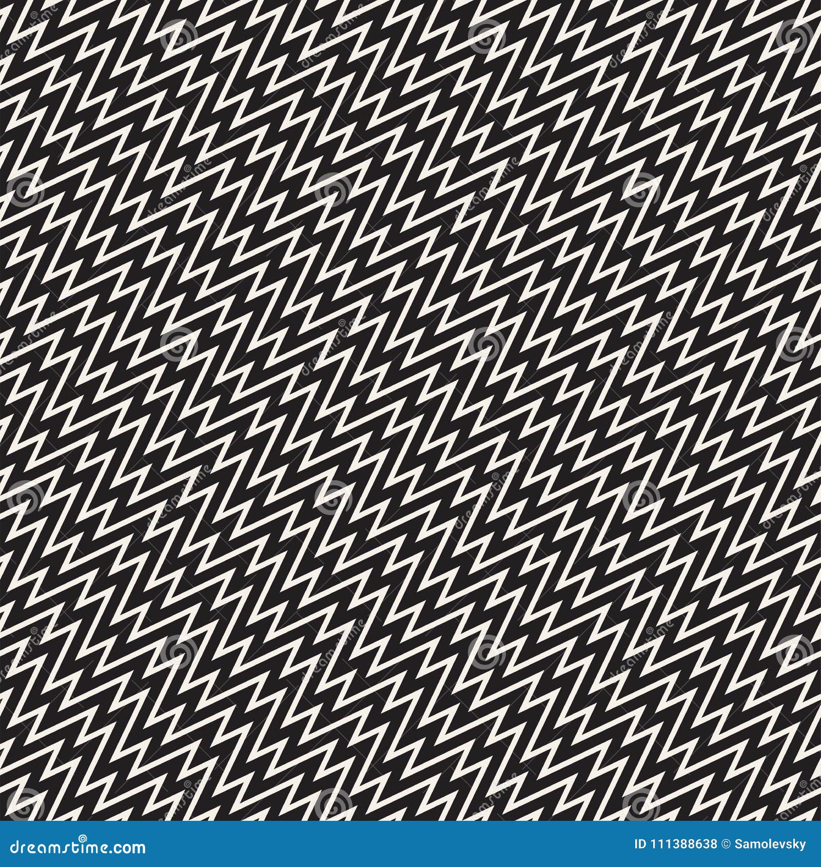 Seamless Zig Zag Geometric Pattern. Classic Chevron Lines Tiling. Stock ...