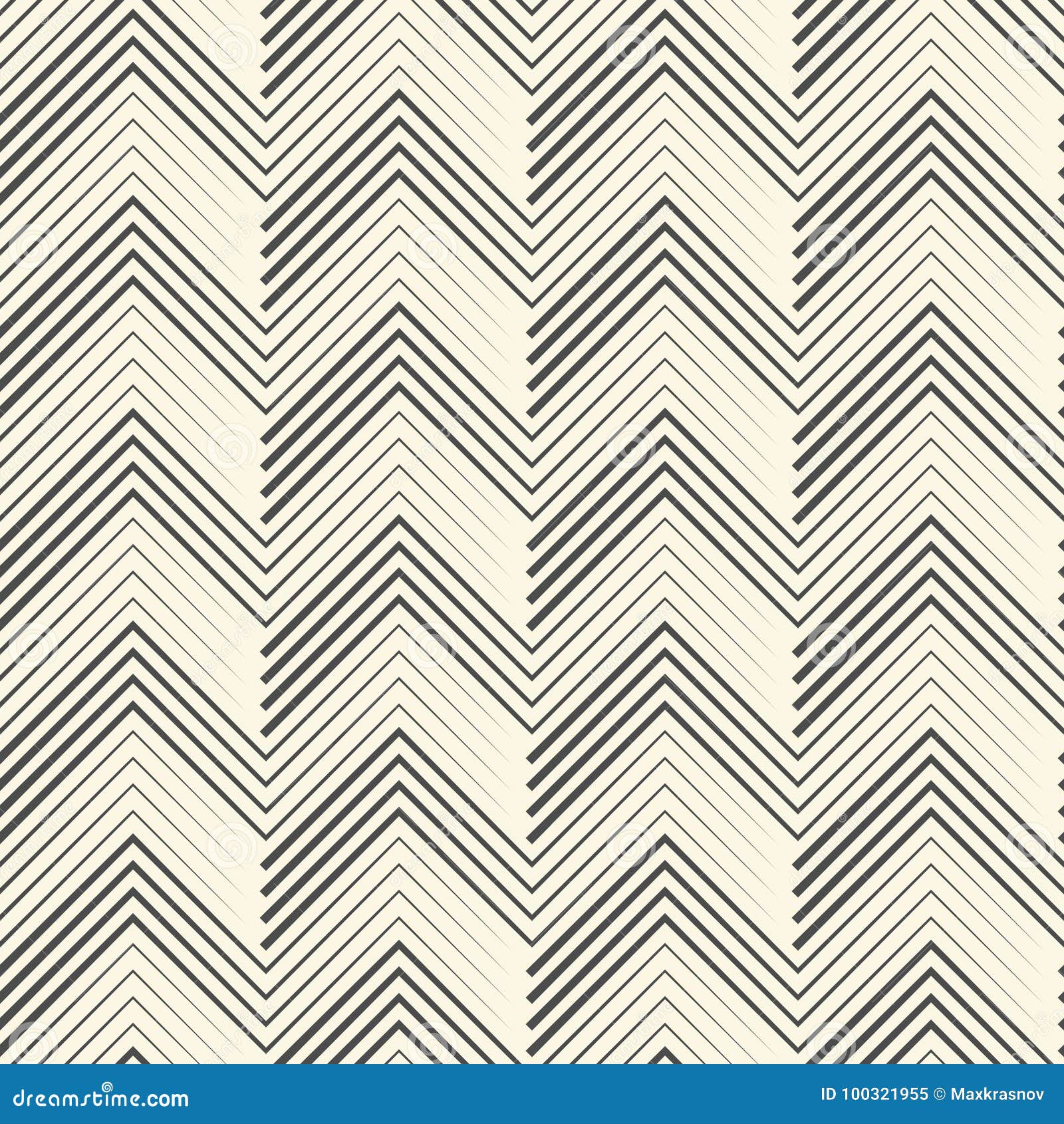 Seamless Zig Zag Pattern. Abstract Black and White Background Stock ...