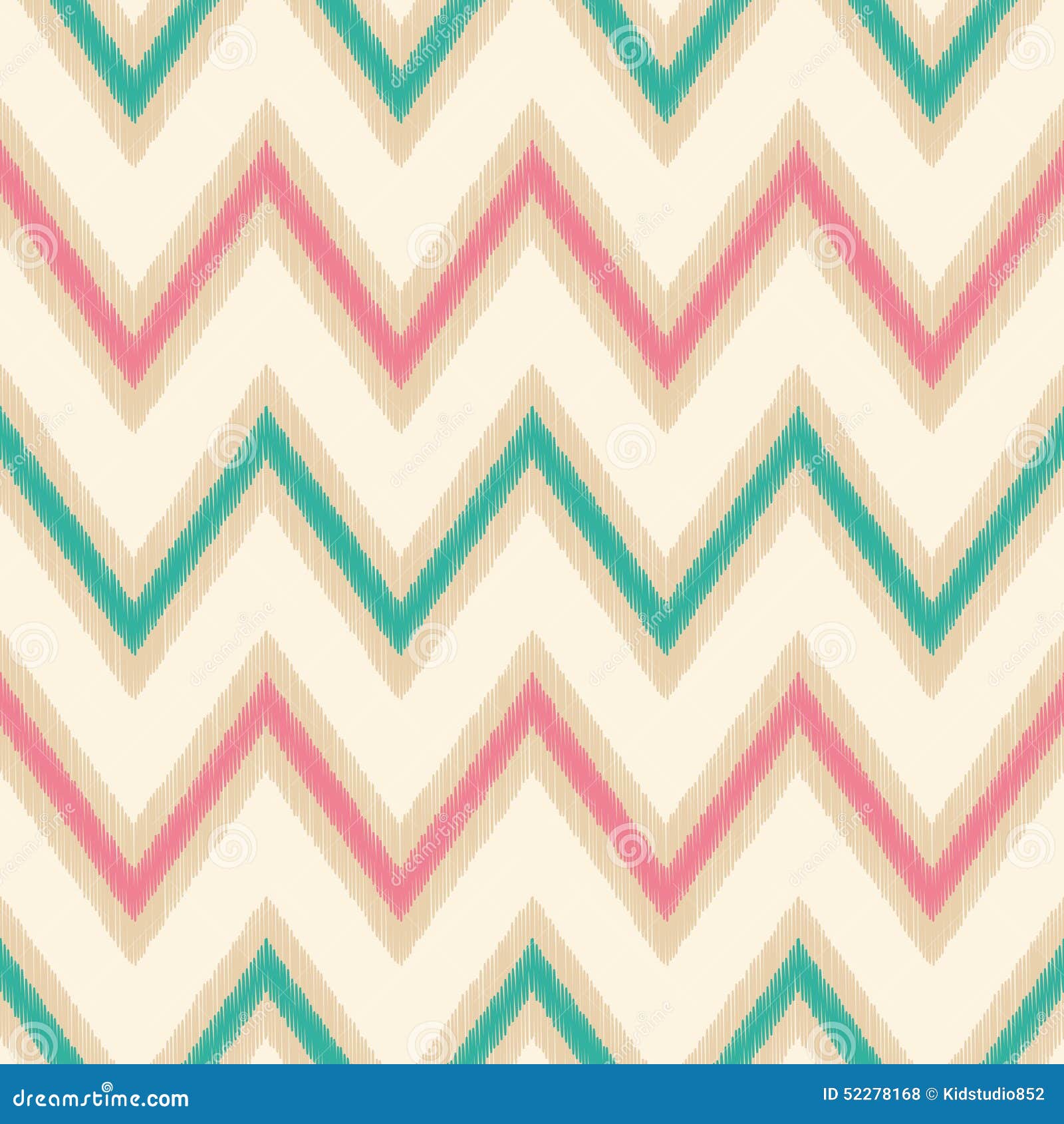 Seamless Zigzag Fabric Pattern Stock Vector - Illustration of print ...