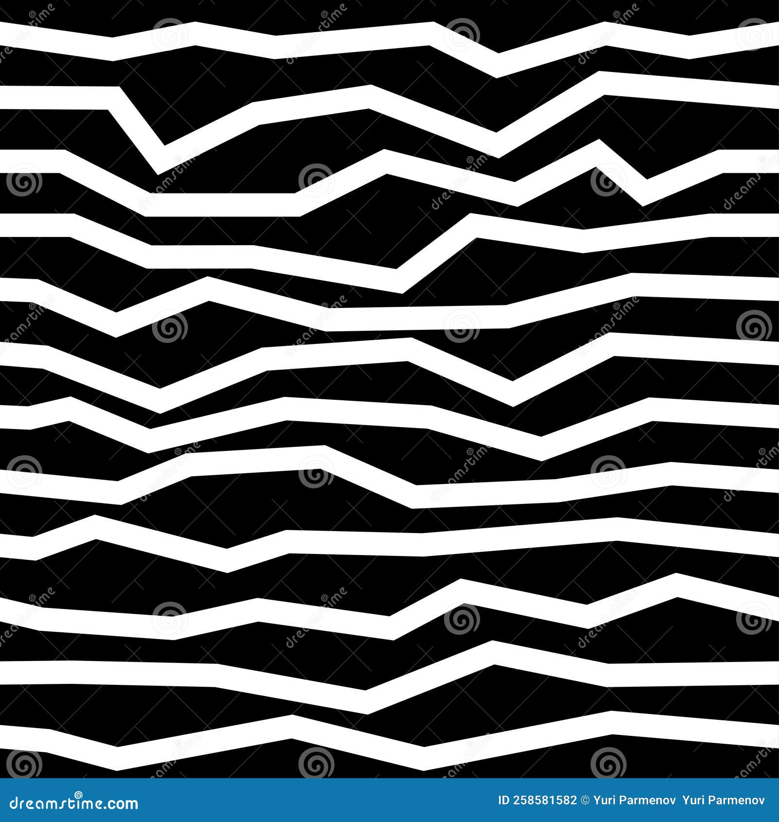 Seamless Zigzag Line Pattern. White Horizontal Zig Zag Lines. Polygonal ...