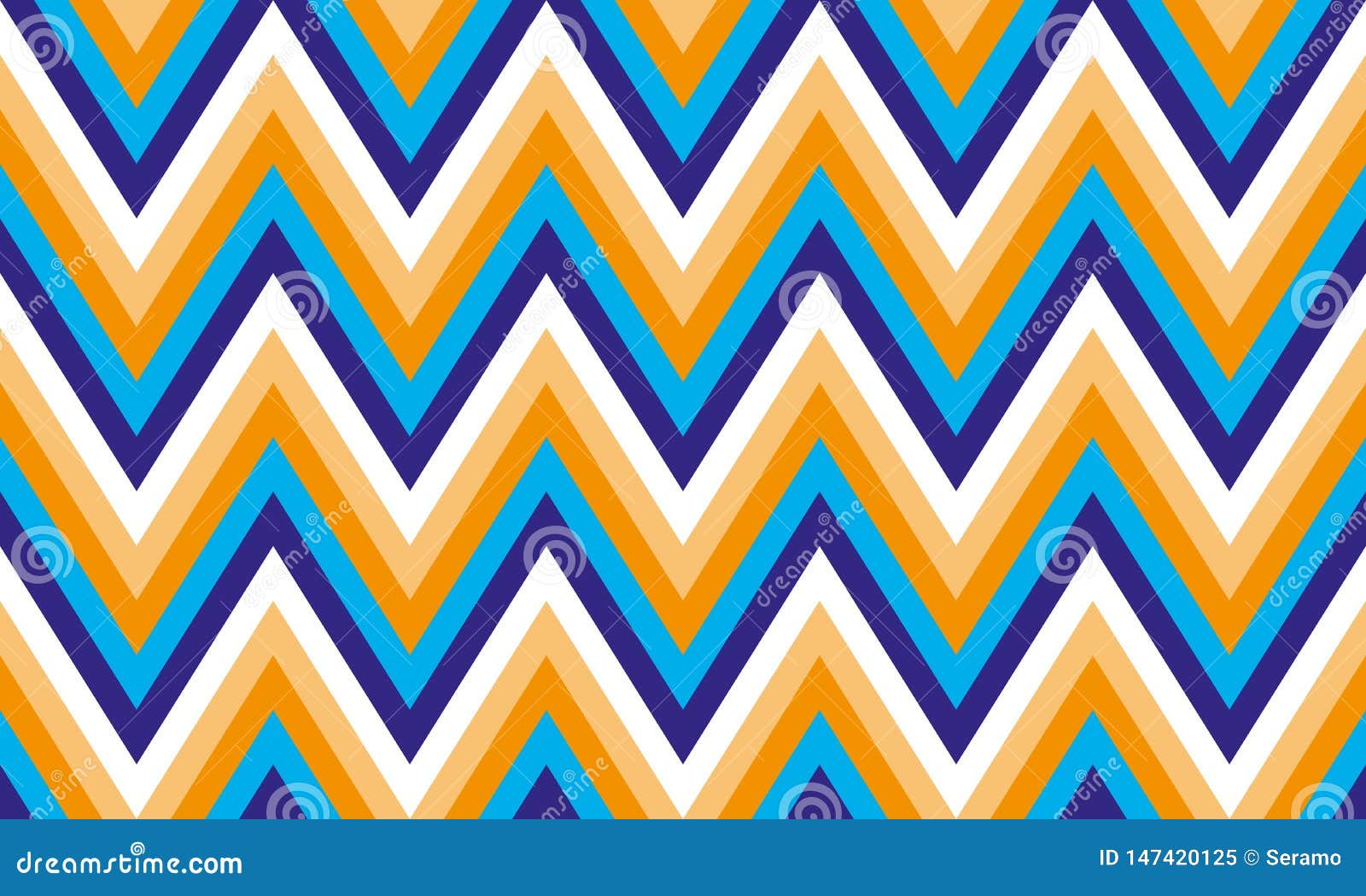 Seamless Zigzag Lines Background Stock Vector - Illustration of vector ...