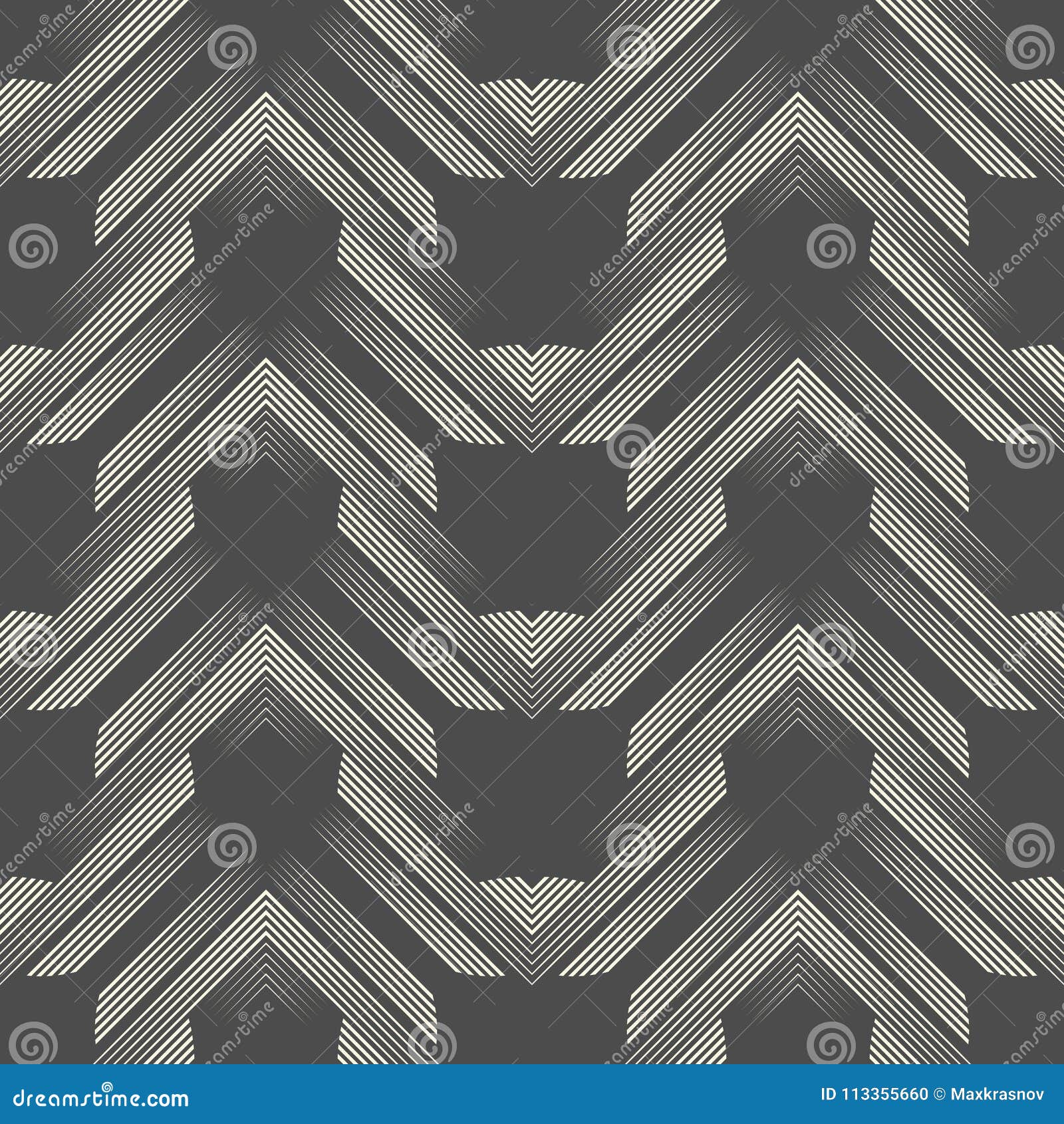 Seamless ZigZag Pattern. Abstract Aztec Background Stock Vector ...