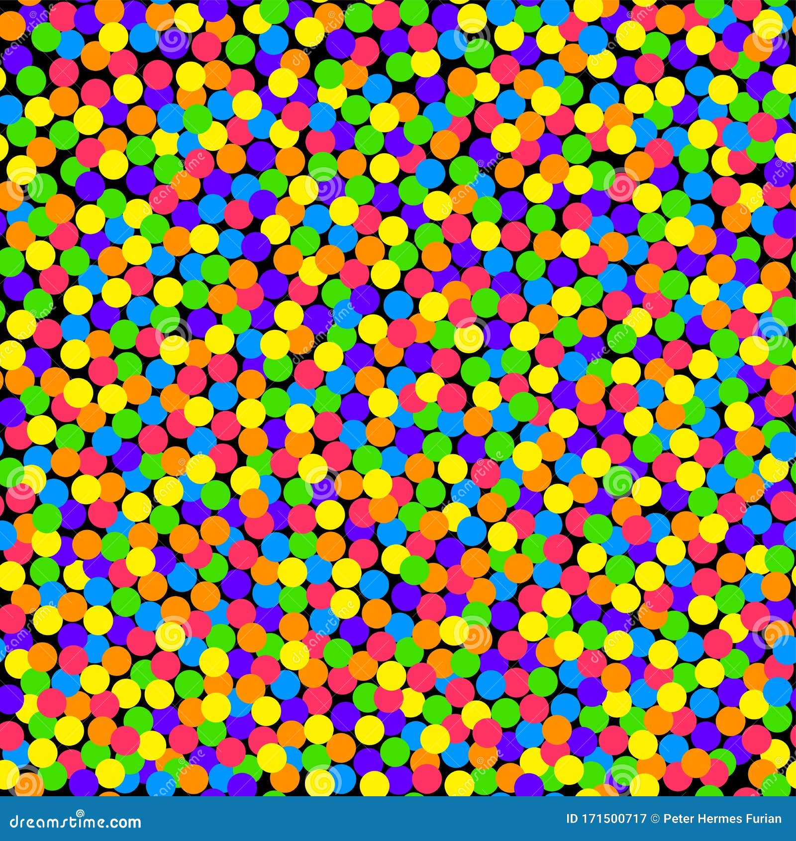 Colorful Confetti Background, Seamless Tile Stock Vector - Illustration ...