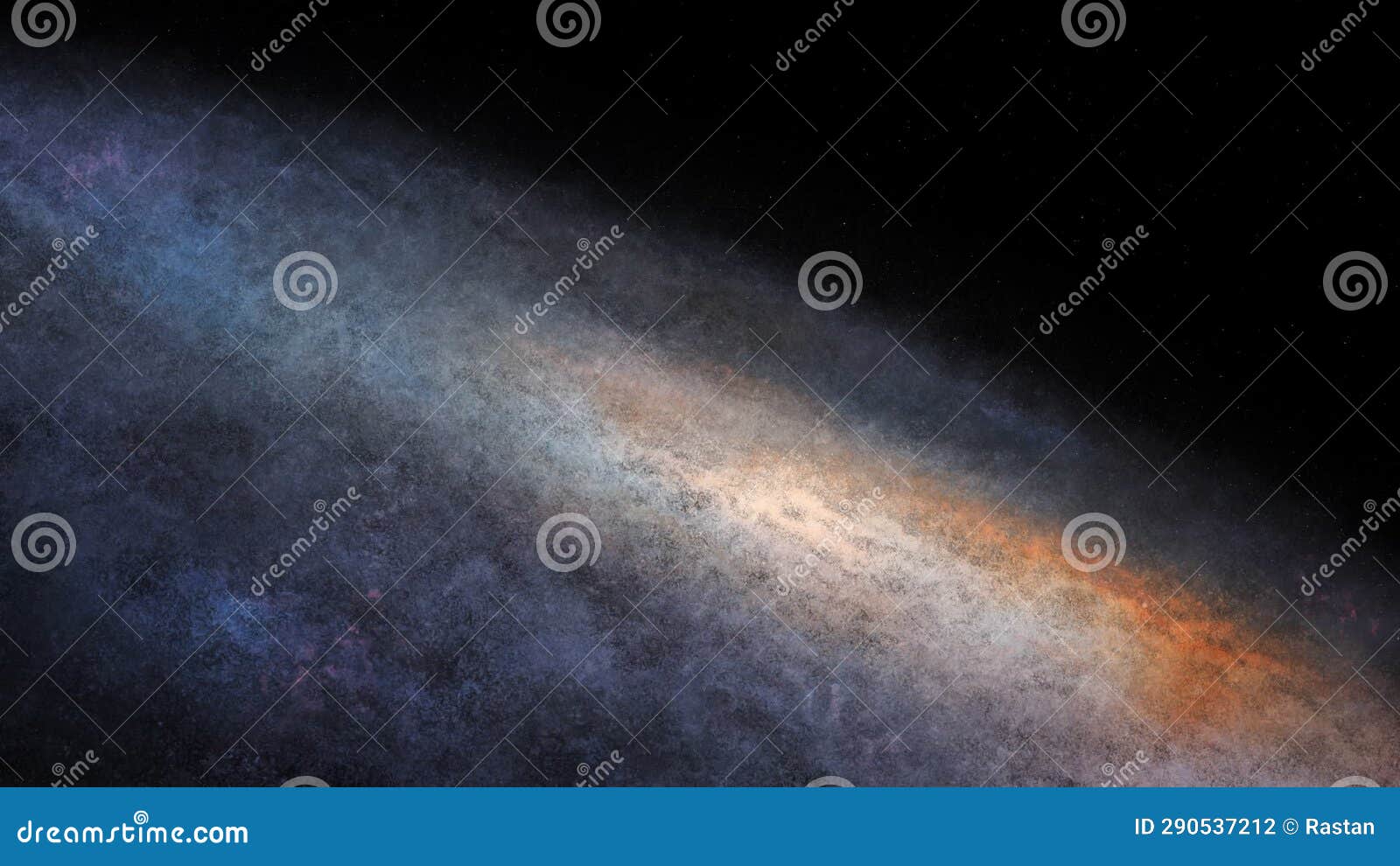 Andromeda Galaxy Seamless Rotation Stock Footage - Video of vortex ...