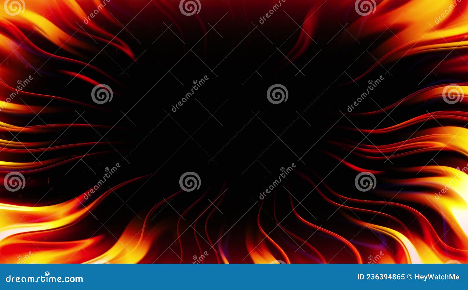 Red Flames Vignette with Subtle Particles Stock Video - Video of fire ...