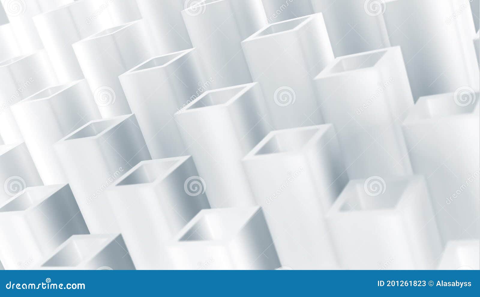 Rotating White Isometric Cubes Background Animation Stock Video - Video ...