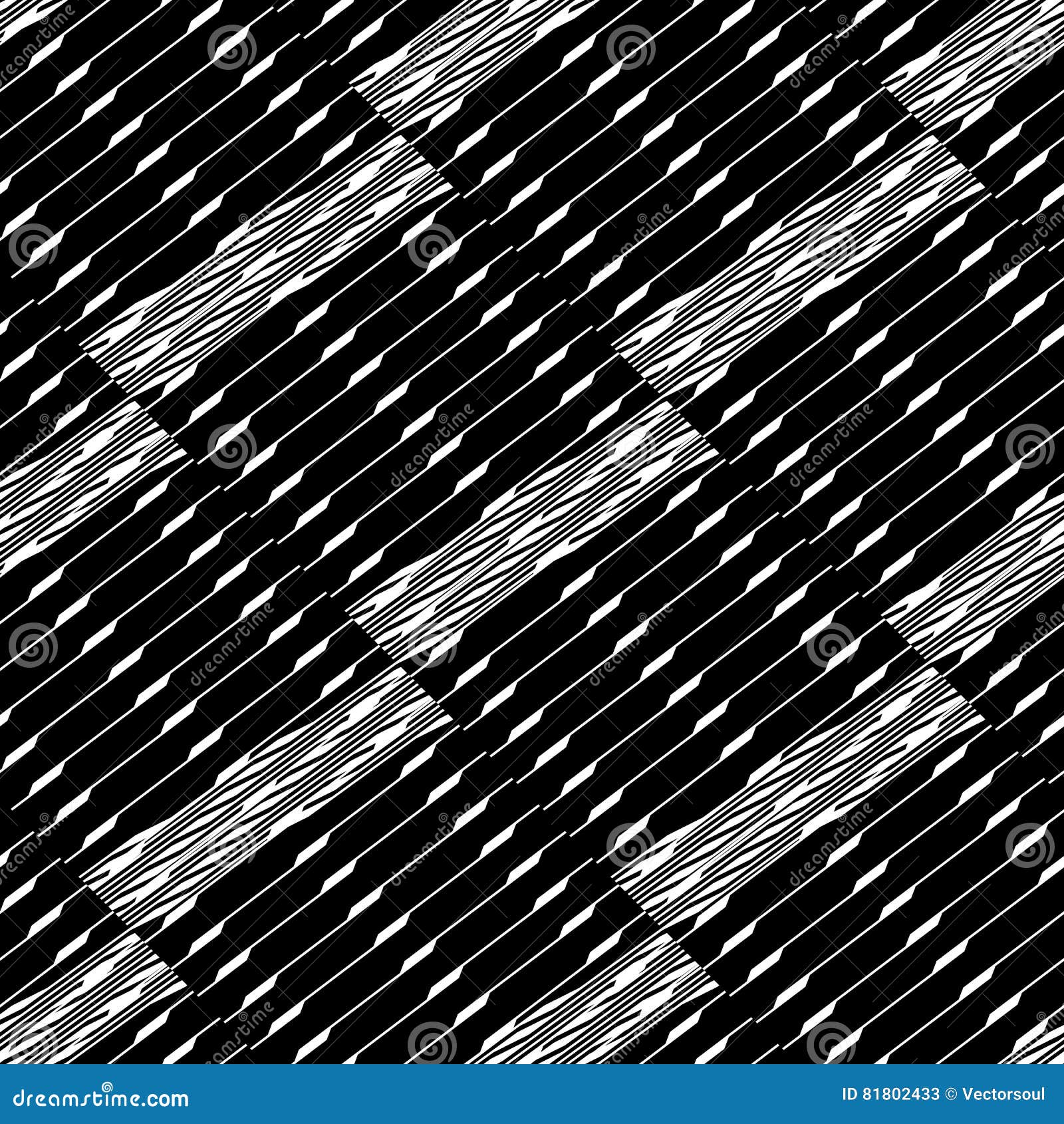 Seamlessly Repeatable Geometric Pattern - Abstract Monochrome Ba Stock ...