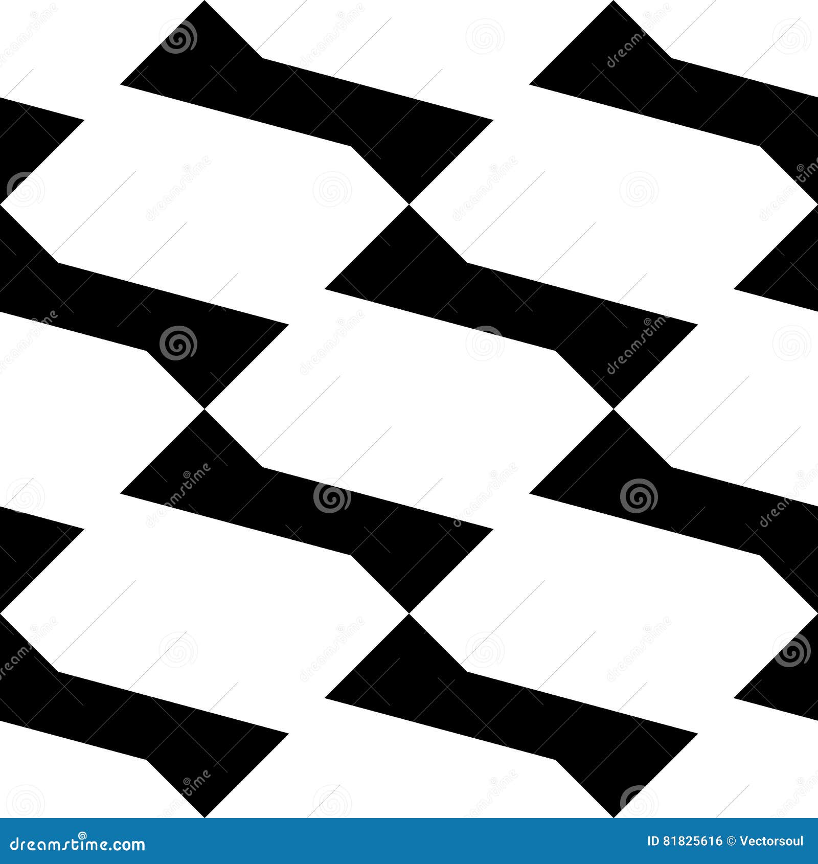 Seamlessly Repeatable Geometric Pattern - Abstract Monochrome Ba Stock ...