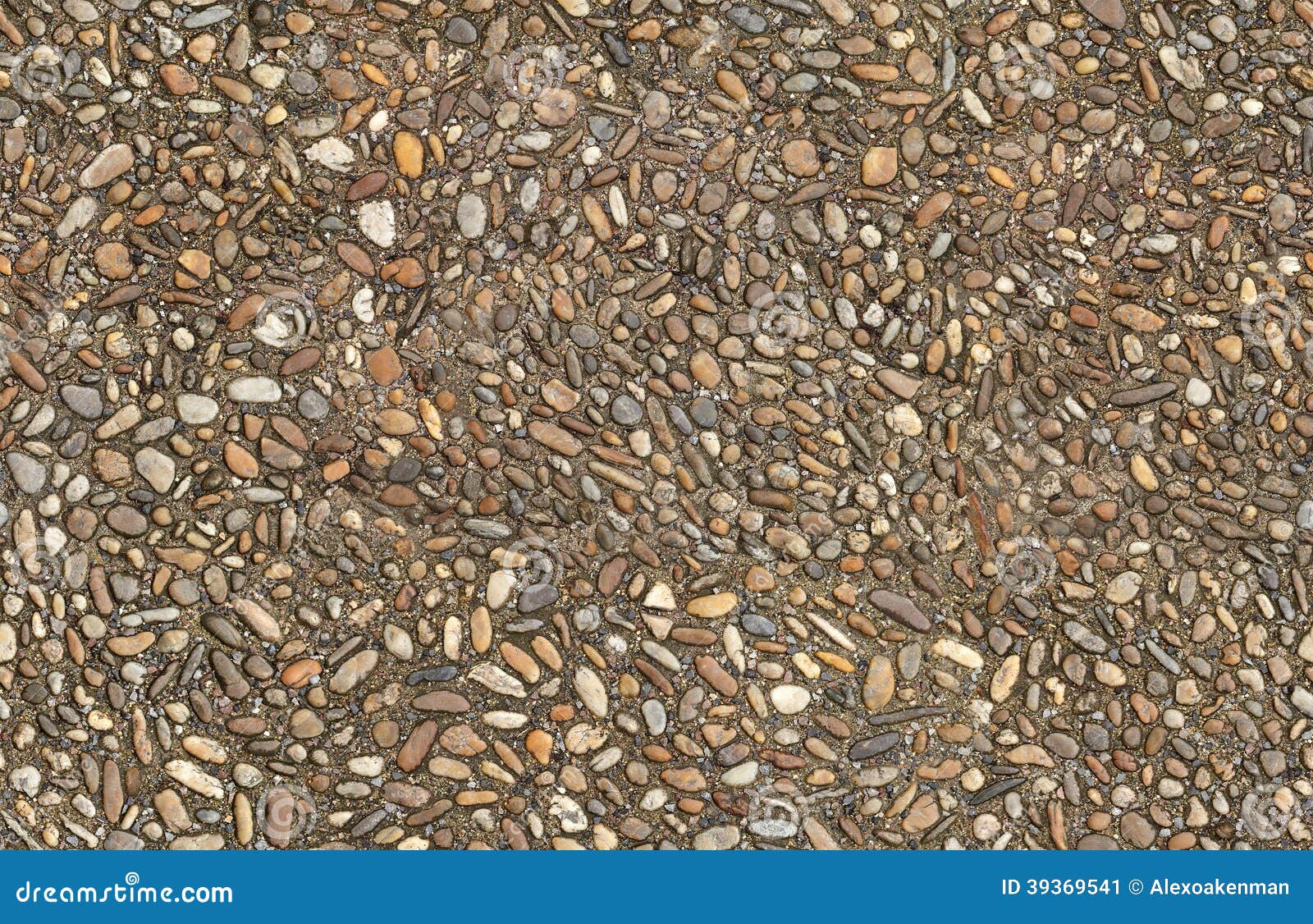 Seamlessly Tiling Cobbled Road Texture. Stock Image - Image of road ...