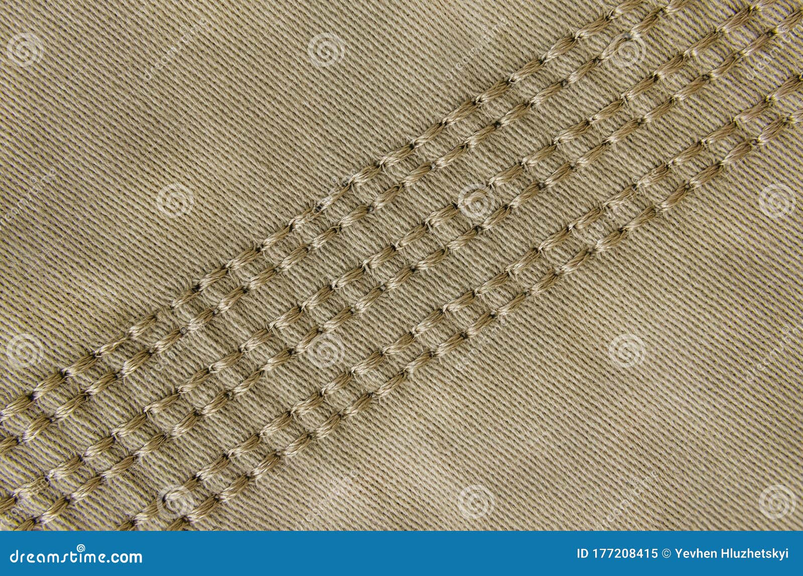 Seams on the fabric stock image. Image of abstract, craft - 177208415