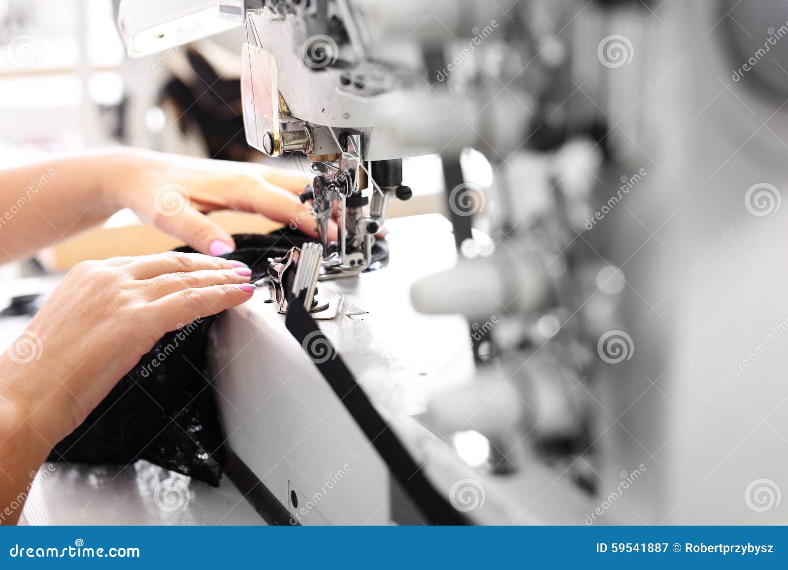 Seamstress stock image. Image of hands, manufacturing - 59541887