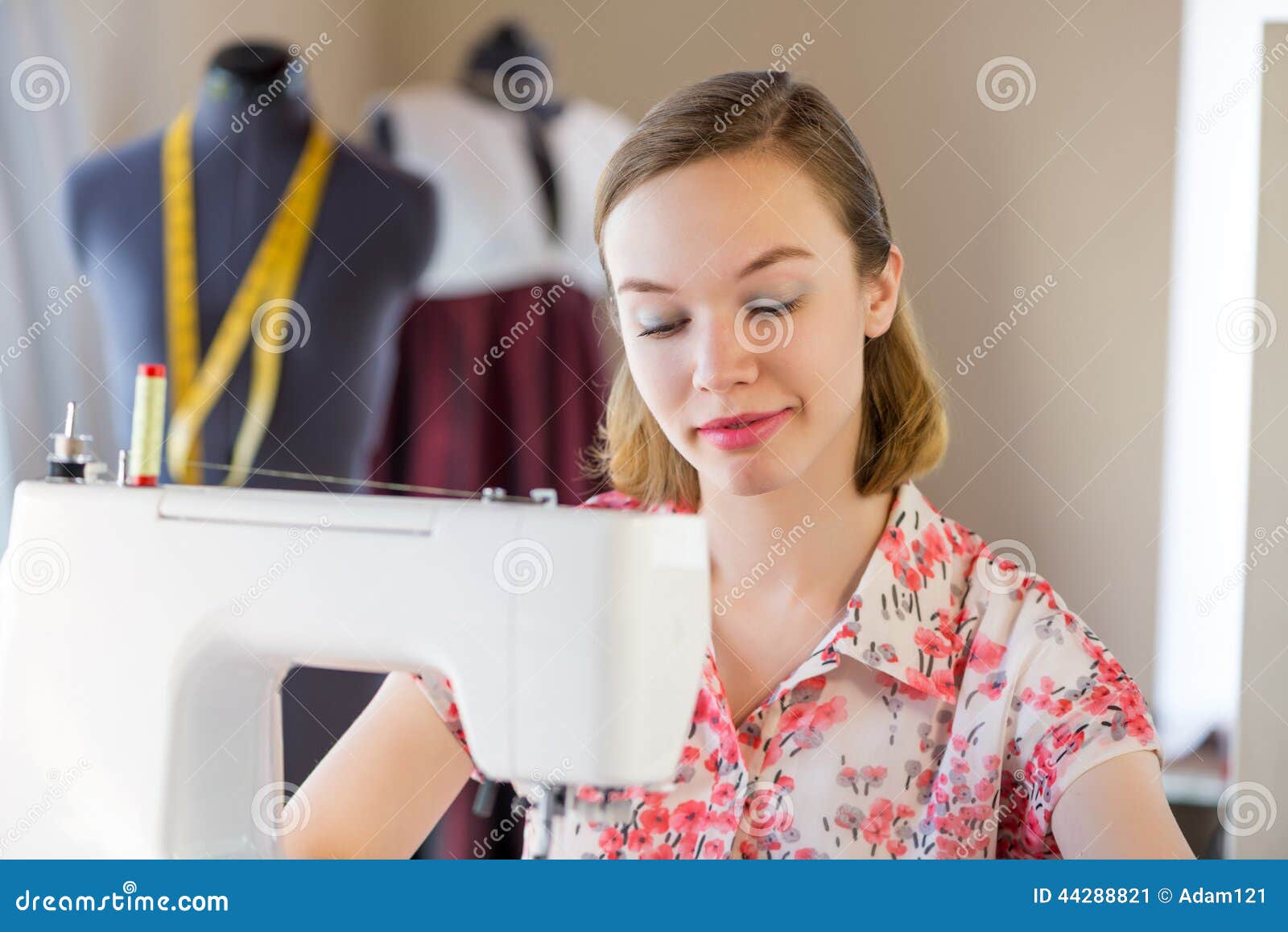 Seamstress at work stock image. Image of freelancer, seamstress - 44288821