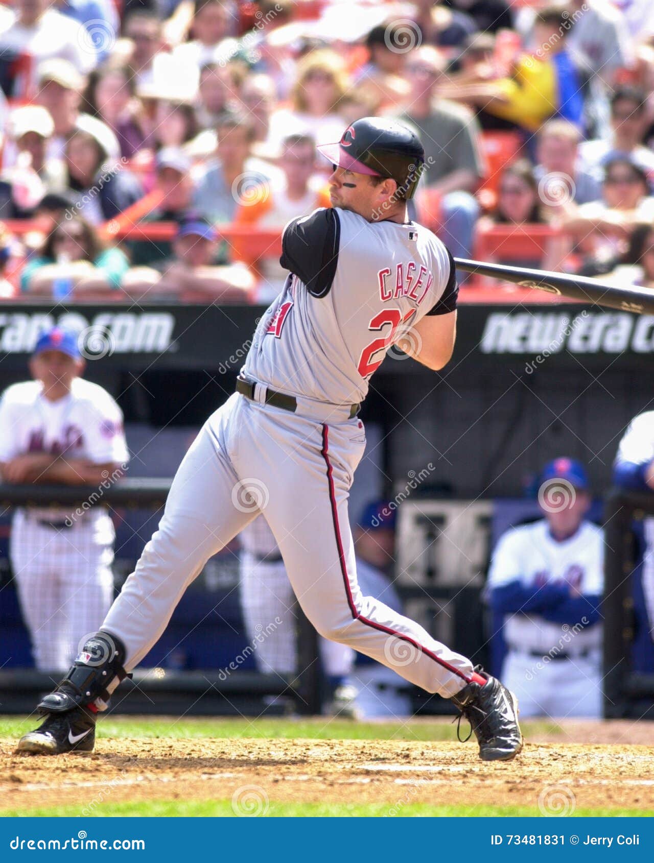 Sean Casey Cincinnati Reds editorial photo. Image of stance - 73481831