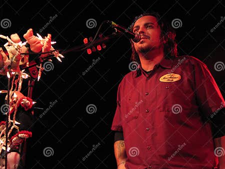 Sean Morgan of Seether editorial photo. Image of guitar - 8998776