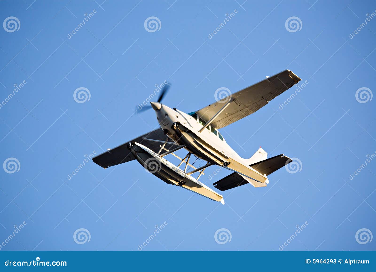 Seaplane in flight stock image. Image of speed, blur, airplane - 5964293