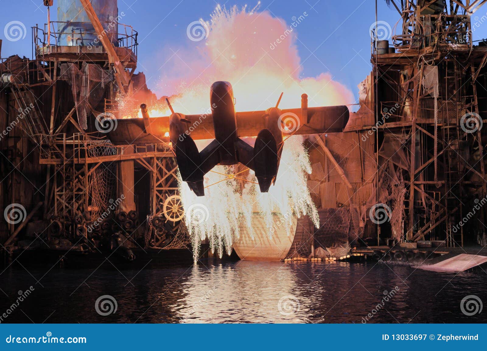 Seaplane landing editorial photography. Image of structure - 13033697