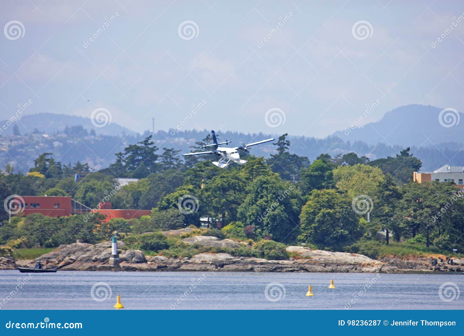 Seaplane landing stock image. Image of approach, taxiing - 98236287