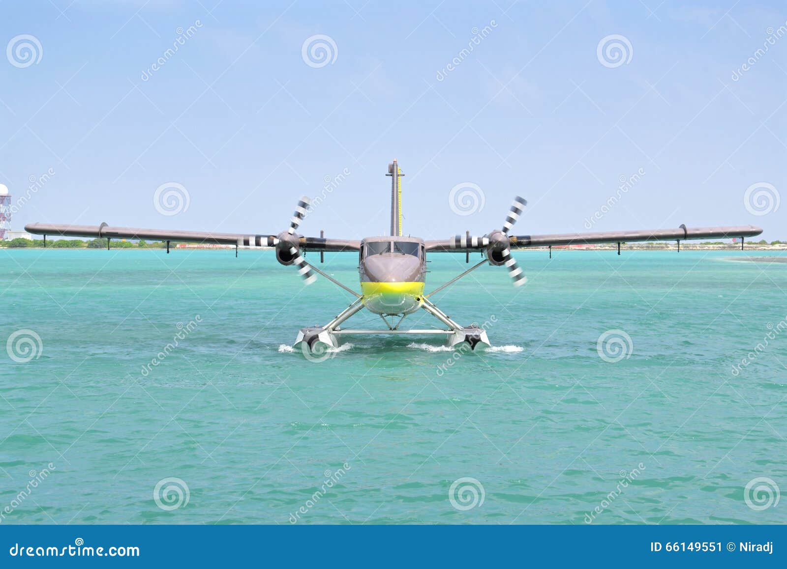 Seaplane, Male, Maldives stock image. Image of trip, tourism - 66149551