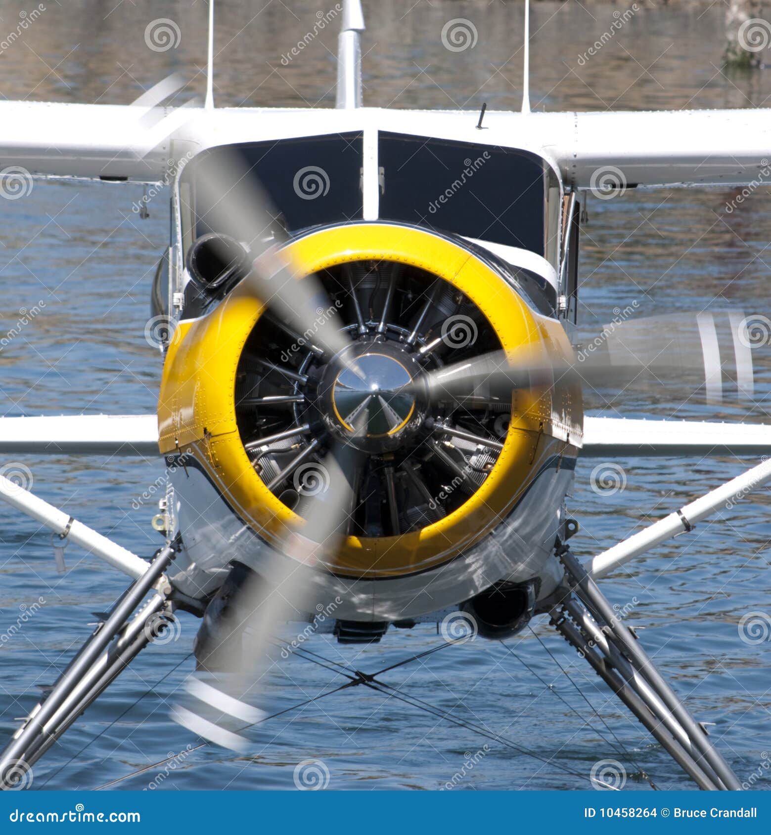 Seaplane Motor and Propeller Stock Photo - Image of travel, technology ...