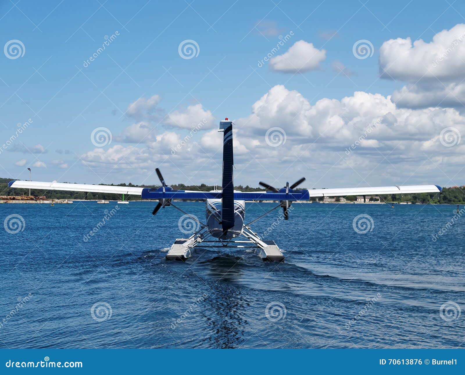 Seaplane stock photo. Image of scenic, tail, float, propeller - 70613876