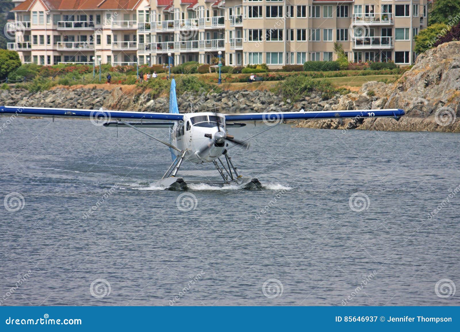 Seaplane in Victoria Harbour Stock Image - Image of harbour, travel ...