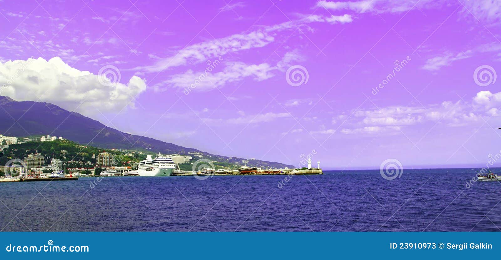 Seaport stock image. Image of mooring, ocean, float, vessel - 23910973