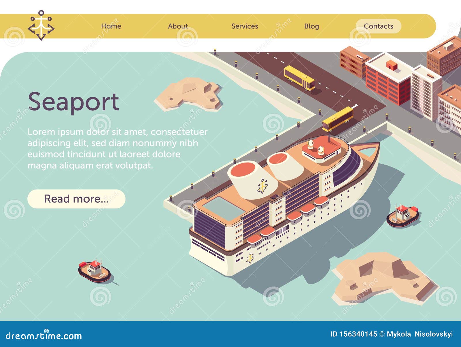 Seaport Transport Stock Illustrations – 4,262 Seaport Transport Stock ...