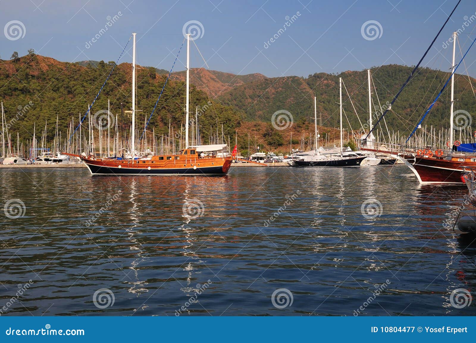 Seaport Marmaris Turkey stock image. Image of seaport - 10804477