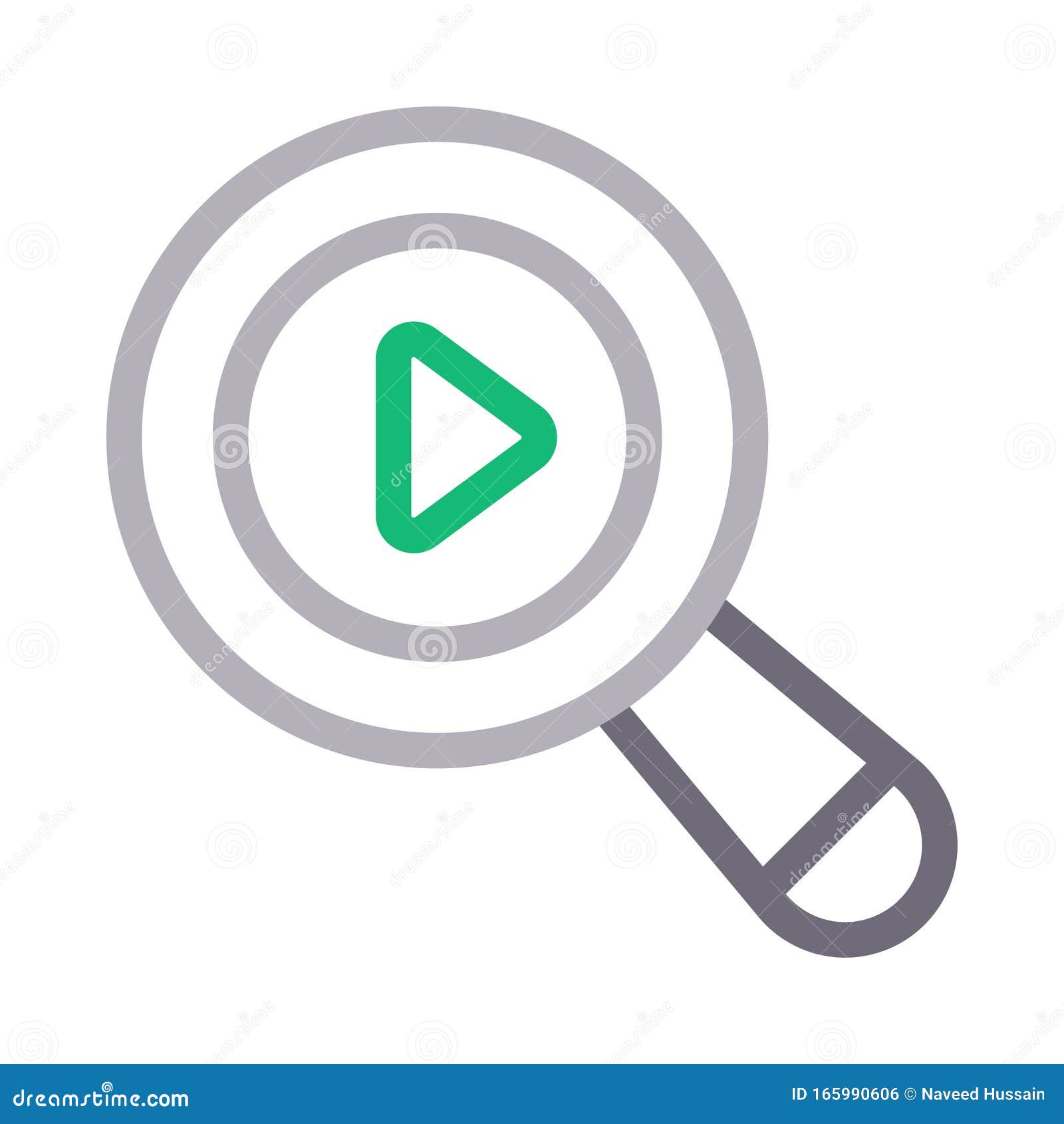 Search Ad Vector Color Line Icon Stock Illustration - Illustration of ...