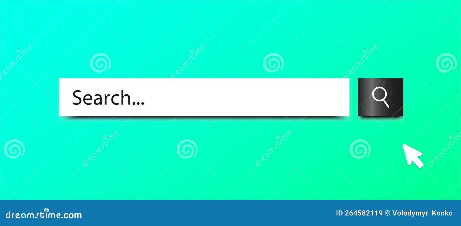 Search Bar. Browser Button for Website and UI Design. Search Form ...