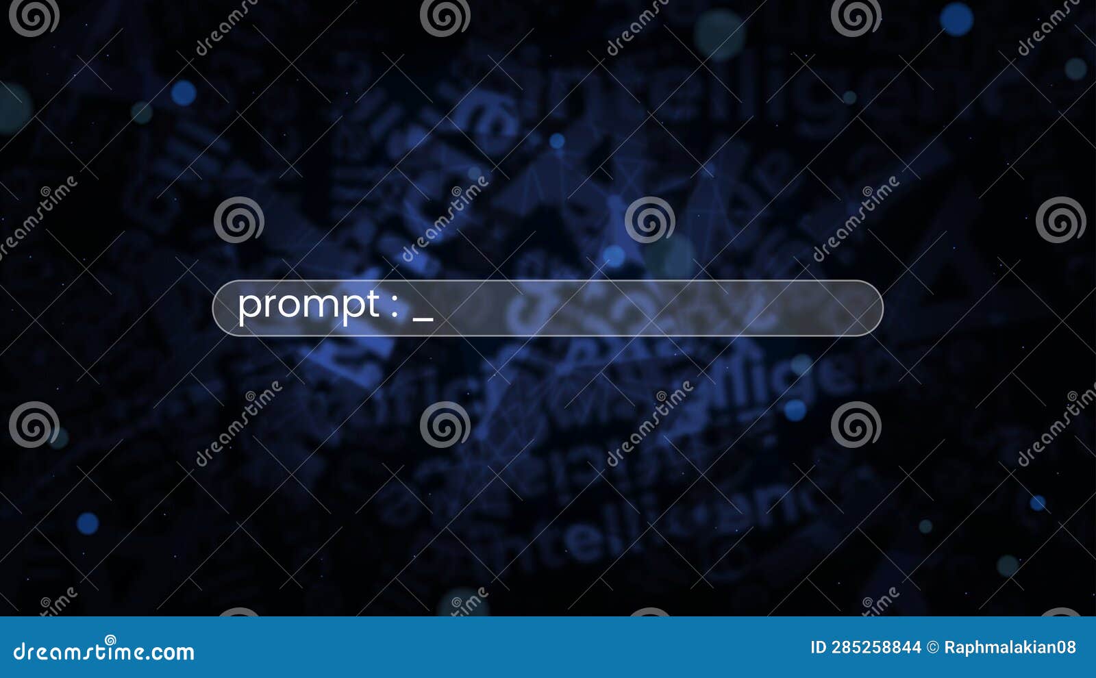 Search Bar Concept with Prompt Word for Artificial Intelligence ...