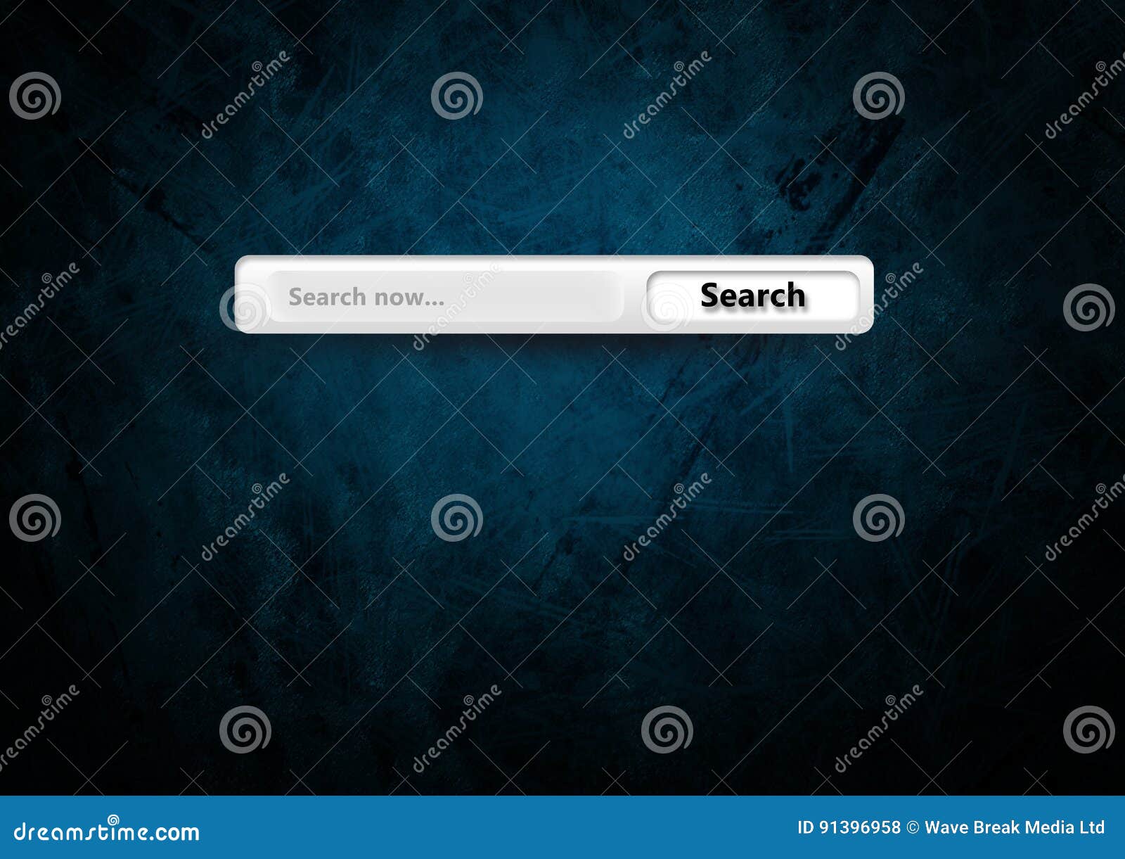 Search Bar with Dark Blue Background Stock Illustration - Illustration ...